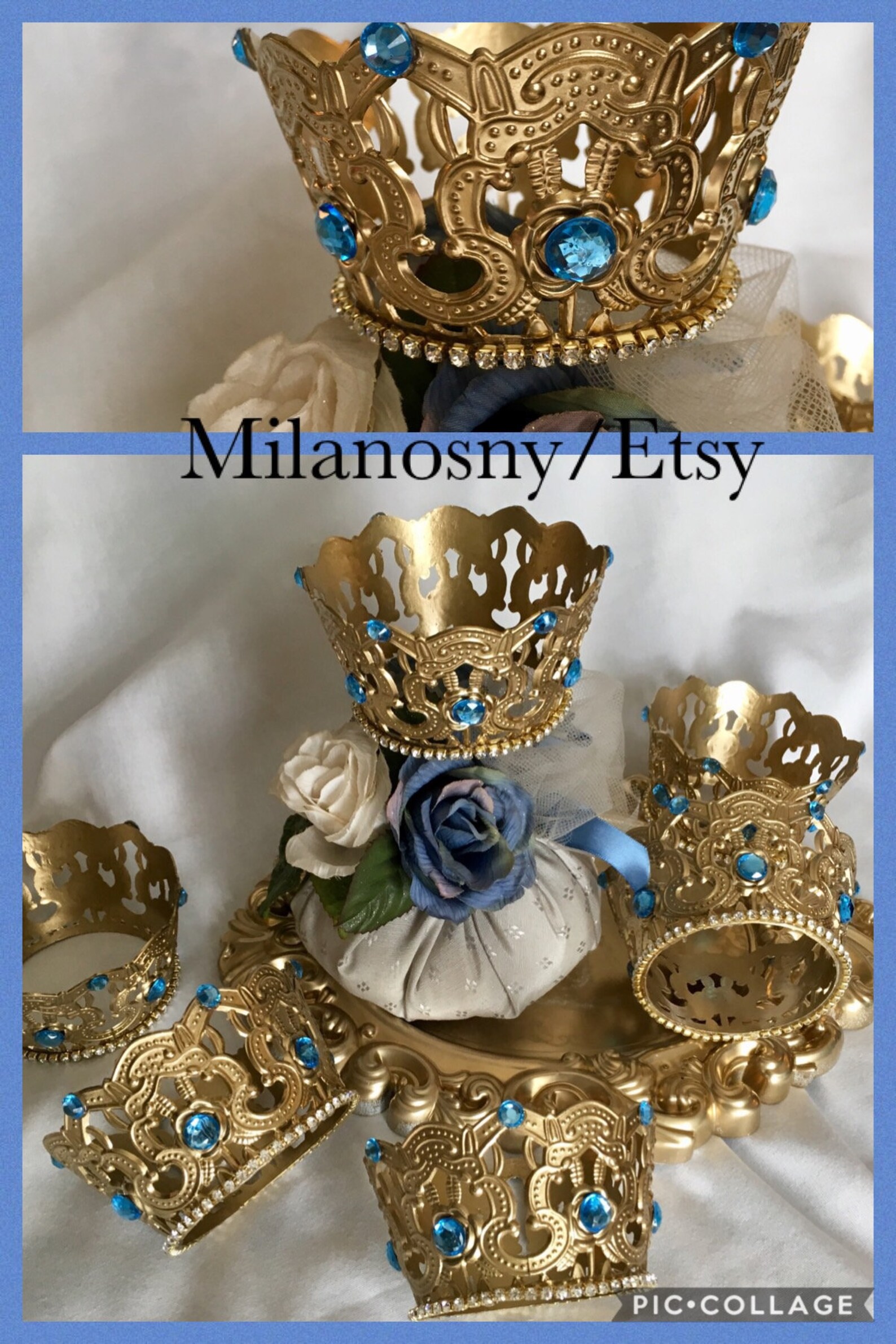 Crowns, Crown Cake Topper, Crown Centerpiece, Royal Wedding Decor ...