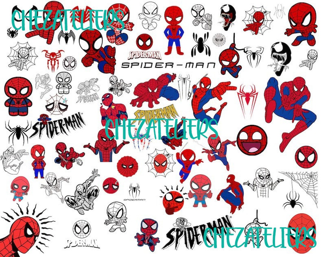 1000 Spiderman SVG, Spiderman Png Files, Spider Man Svg Bundle, Spidey ...