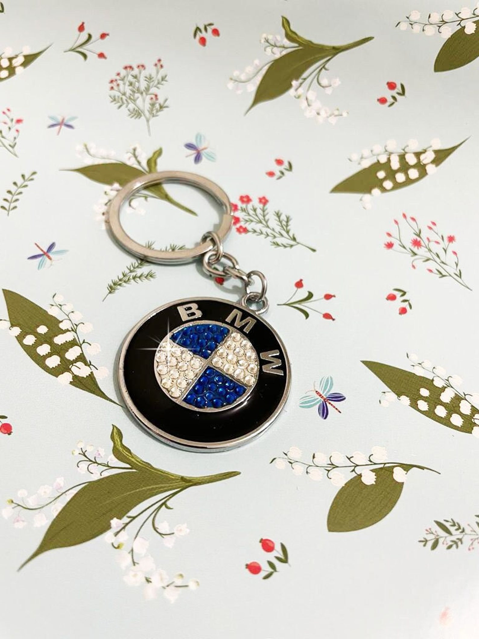 Luxury Car Keychain for Bmw Decorated With Bling Crystals - Etsy