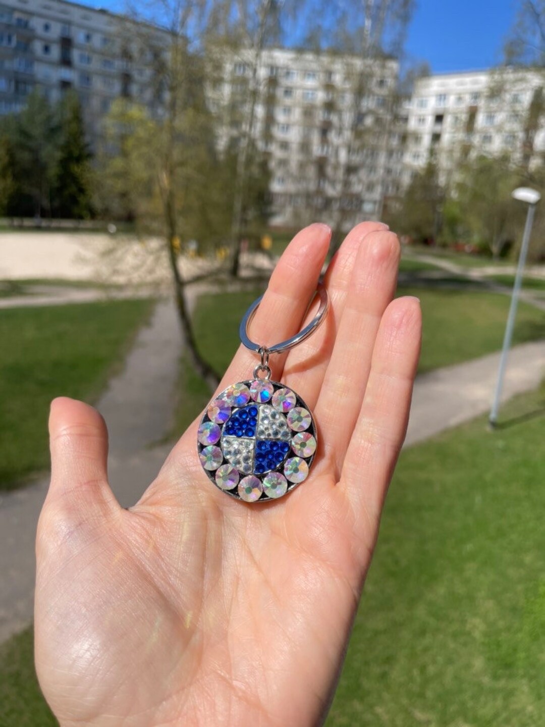 Luxury Keychain for Woman Fully Blinged Out Car Key Chain for Bmw Key ...