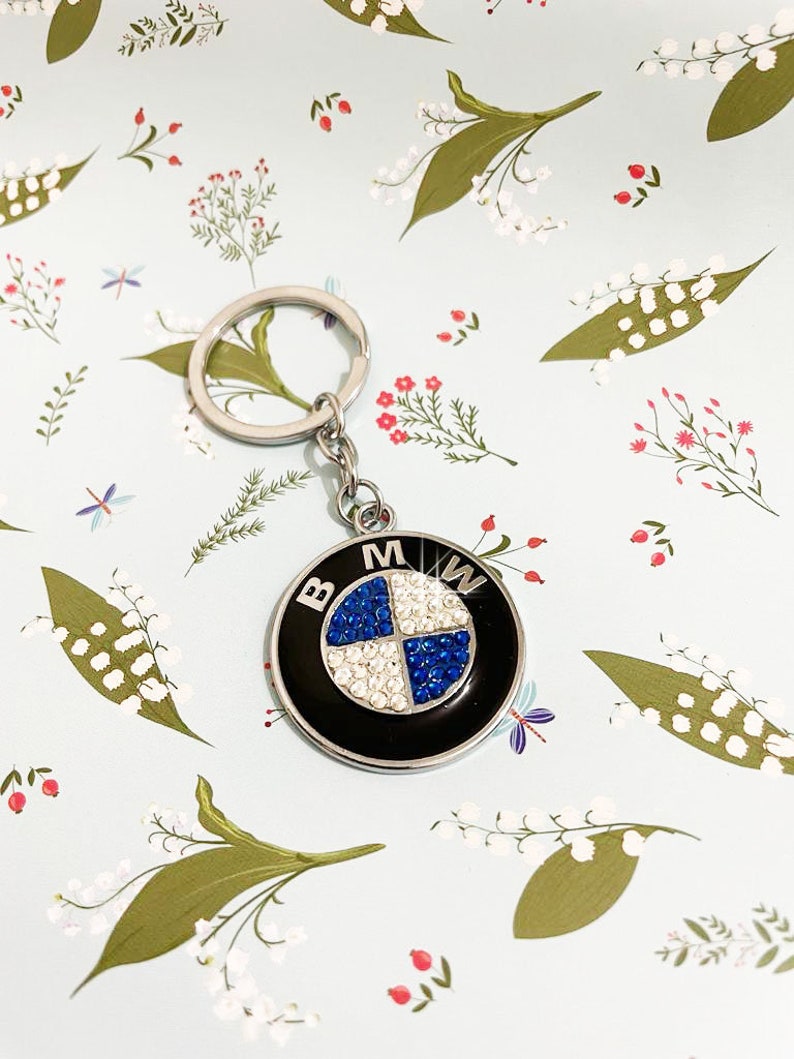 Luxury Car Keychain for Bmw Decorated With Bling Crystals - Etsy