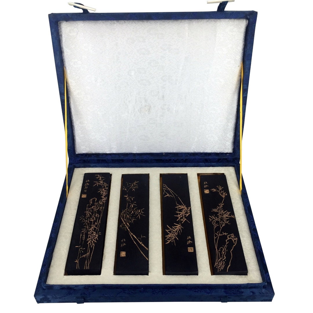 Li Ting Gui Old Hu Kai Wen 郑板桥 Zheng Banqiao Bamboo Inksticks Set - Etsy