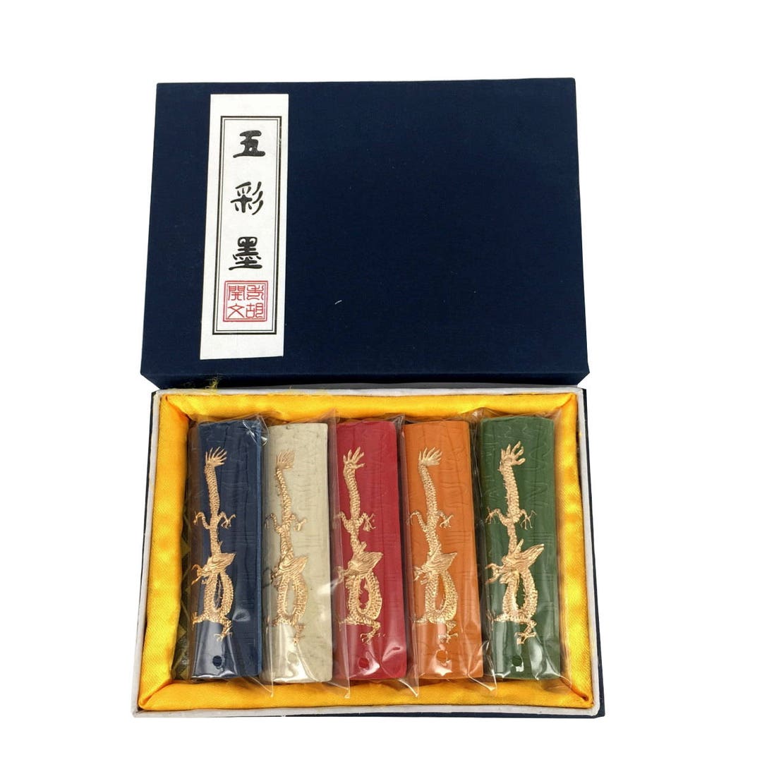 Li Ting Gui Old Hu Kai Wen 五彩龙 5 Colours Set (dragon) - Etsy