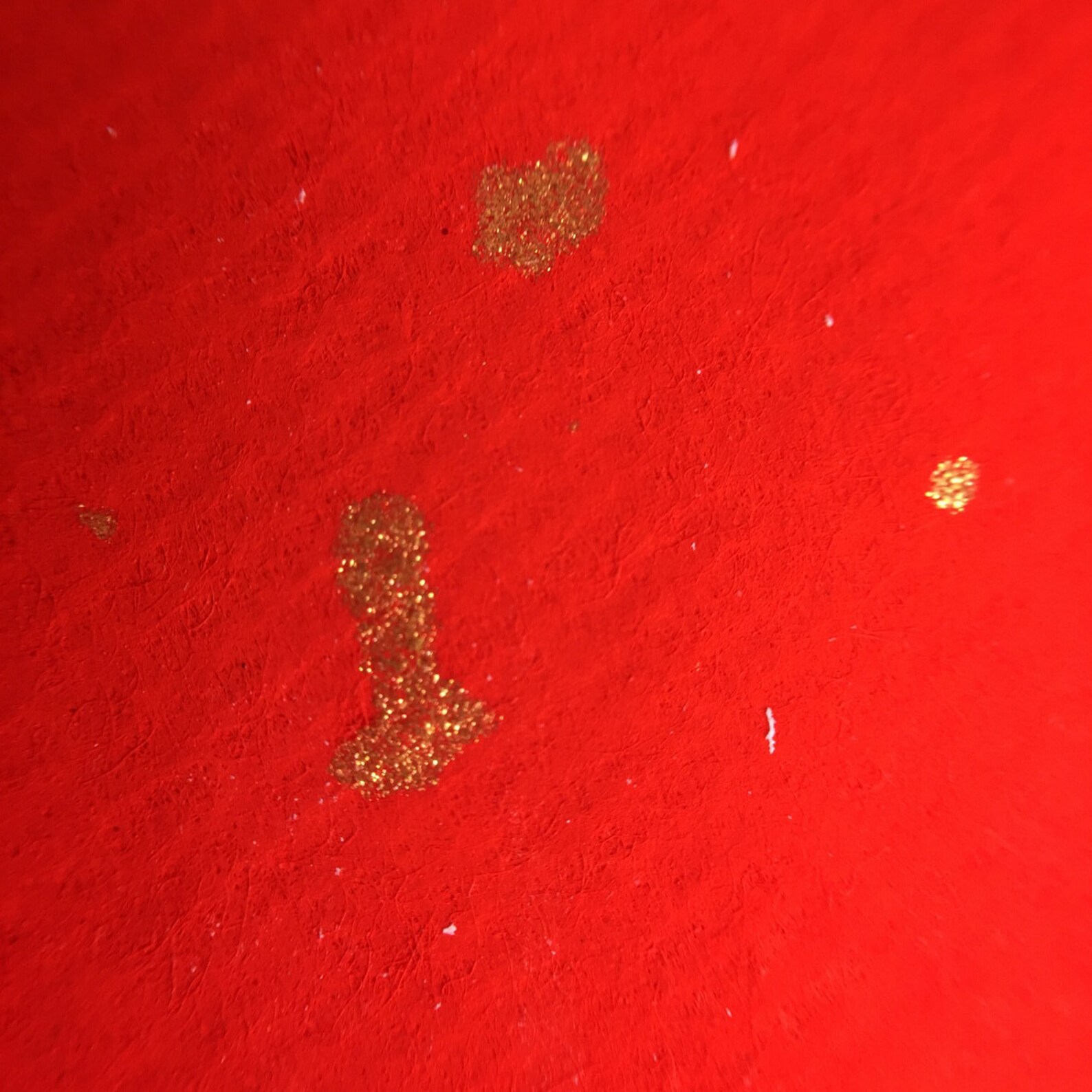 INKSTON Red Gold-fleck Xuan Paper Pre-mounted on Card 10 - Etsy