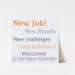 Personalised New Job Card for a New Colleague. Congratulations - Etsy