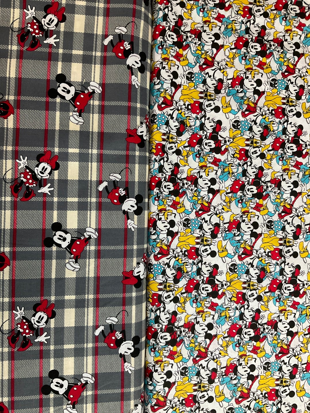 Mickey Mouse Fabrics - Etsy