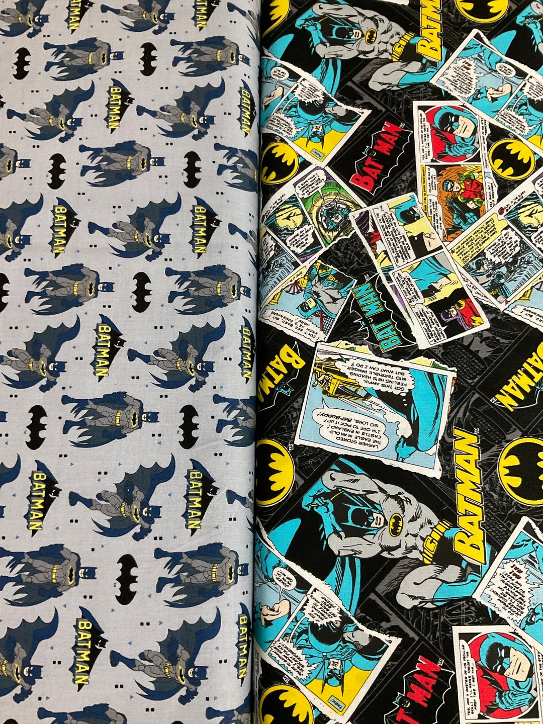 Batman Fabrics - Etsy