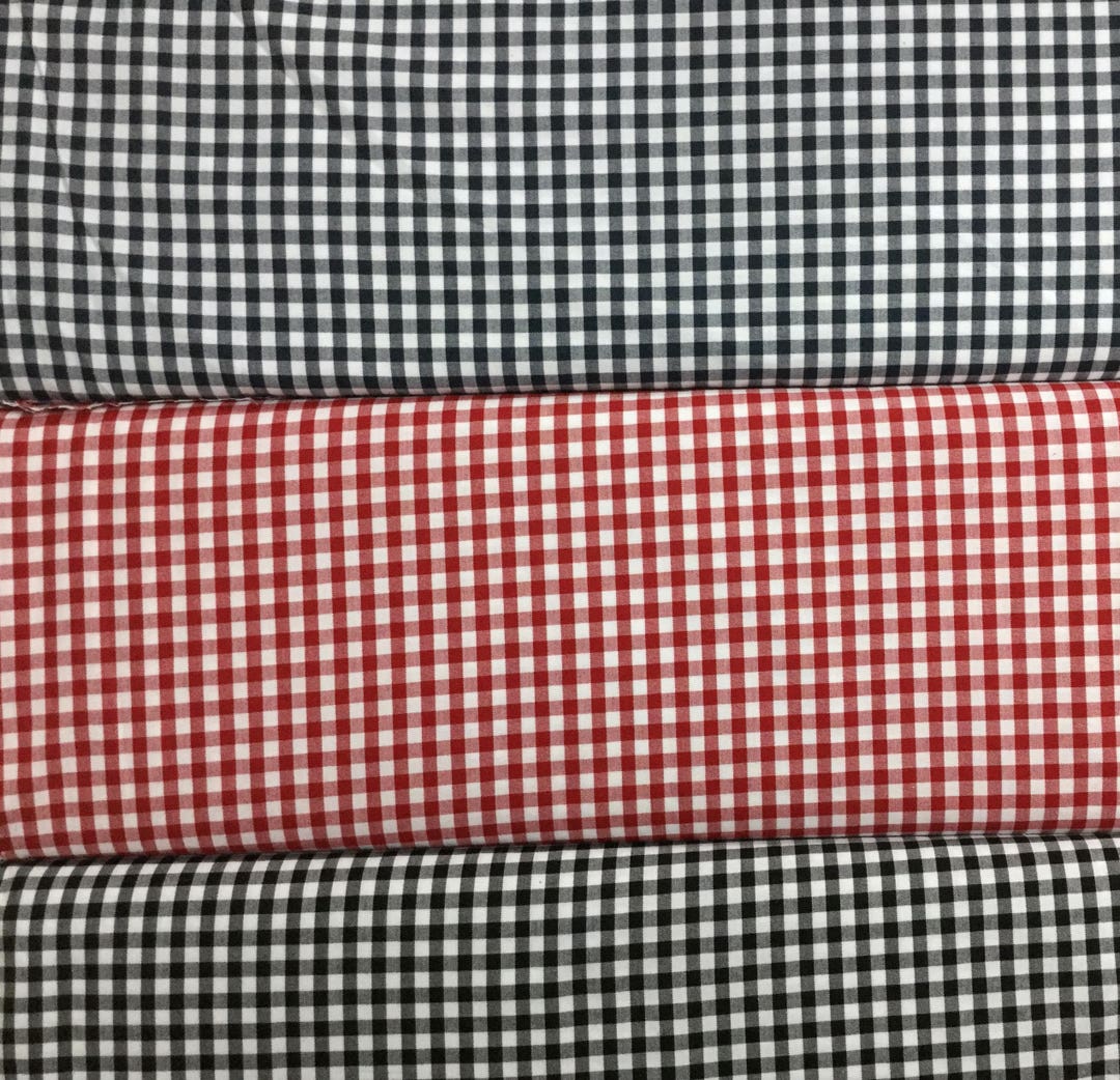 1/4” Cotton Gingham Check by Robert Kaufman - Etsy