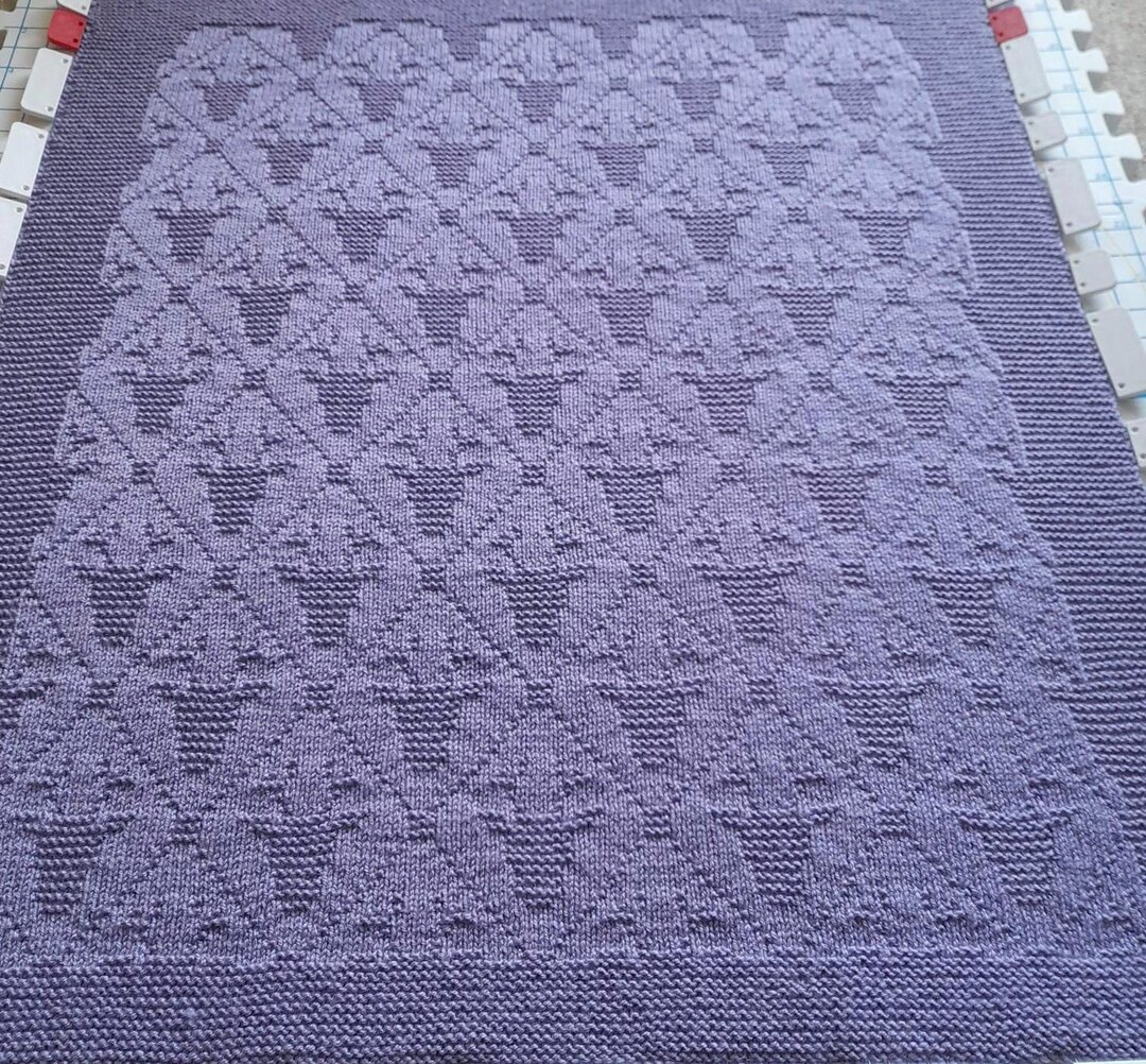 Tudor Stag Blanket Knitting Pattern - Etsy