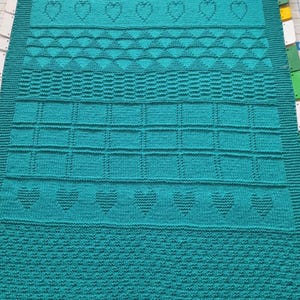 Aria Blanket Knitting Pattern - Etsy