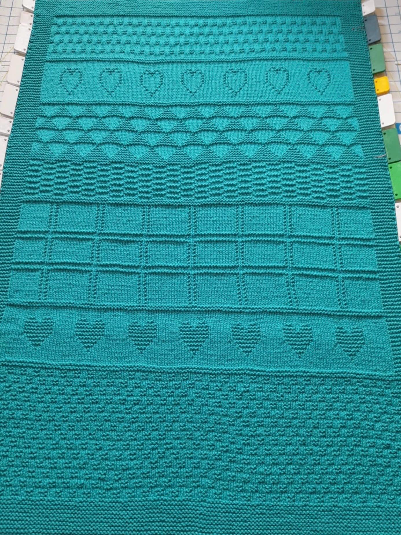 Aria Blanket Knitting Pattern - Etsy