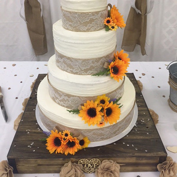 Rustic Cake Stand - Etsy