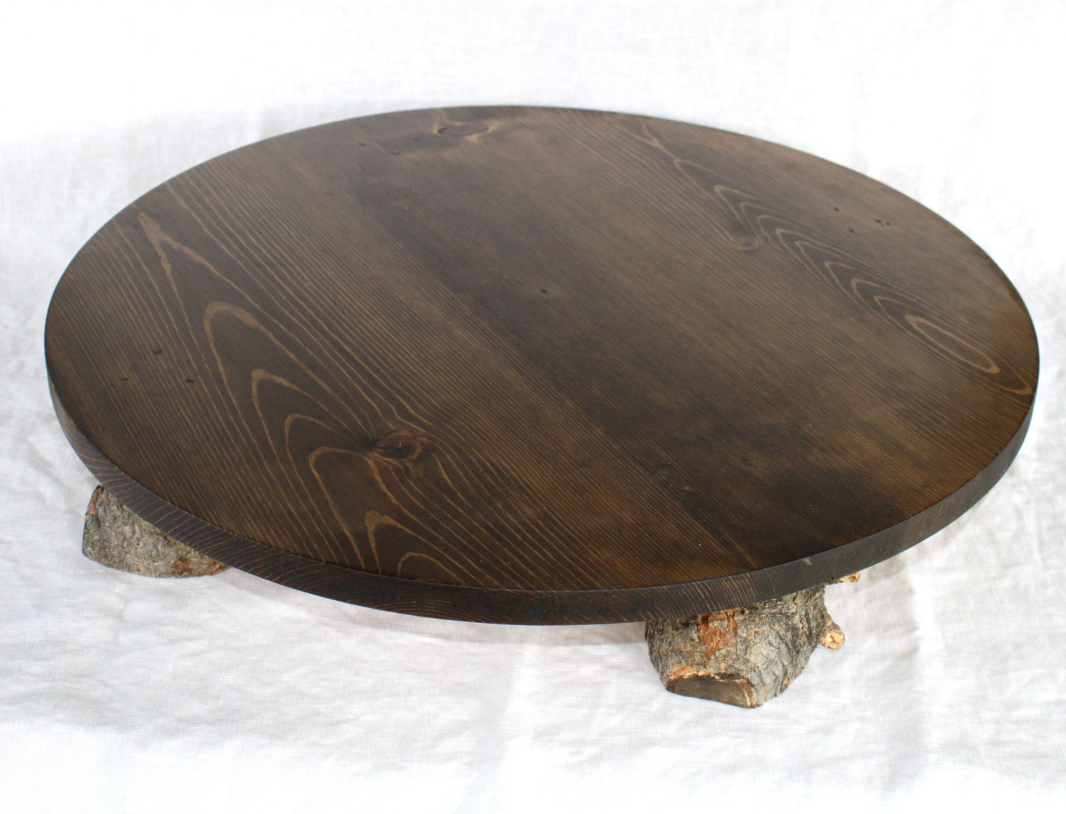 Rustic cake plate Rustic cake stand Rustic wedding cake | Etsy