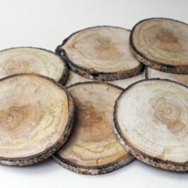 Rustic Wood Discs - Etsy