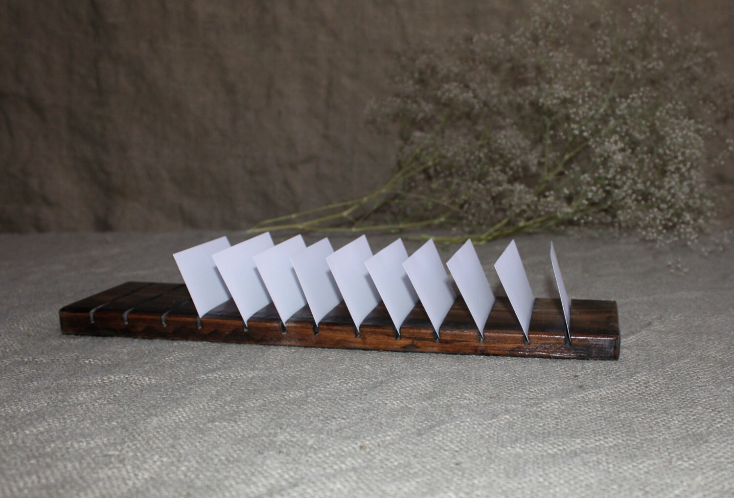 Reclaimed Name Card/escort Card Holders Custom Name Cards - Etsy