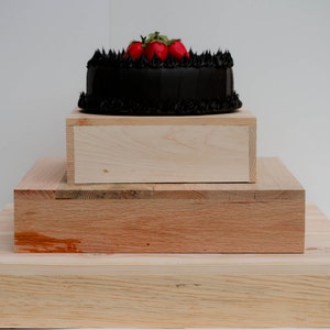 20x20 Rustic Cake Stand, Custom Cake Stand, Wedding Cake Stand, Grooms ...
