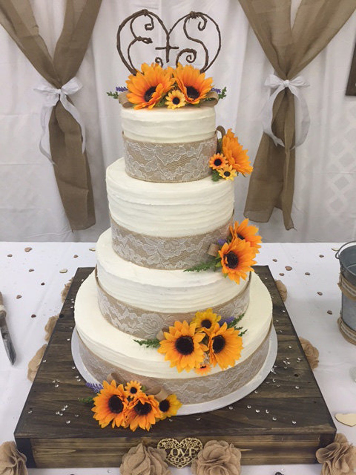 14 Wedding Cake Stand Grooms Cake Square Cake Stand - Etsy