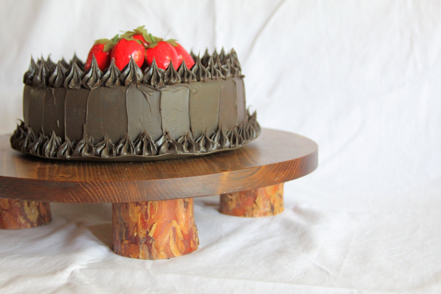 Rustic cake plate Rustic cake stand Rustic wedding cake | Etsy