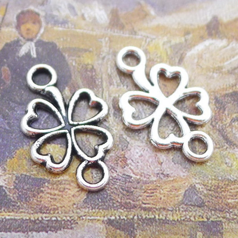 4 Leaf Clover Charm - Etsy