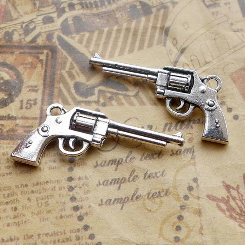 Revolver Charm - Etsy