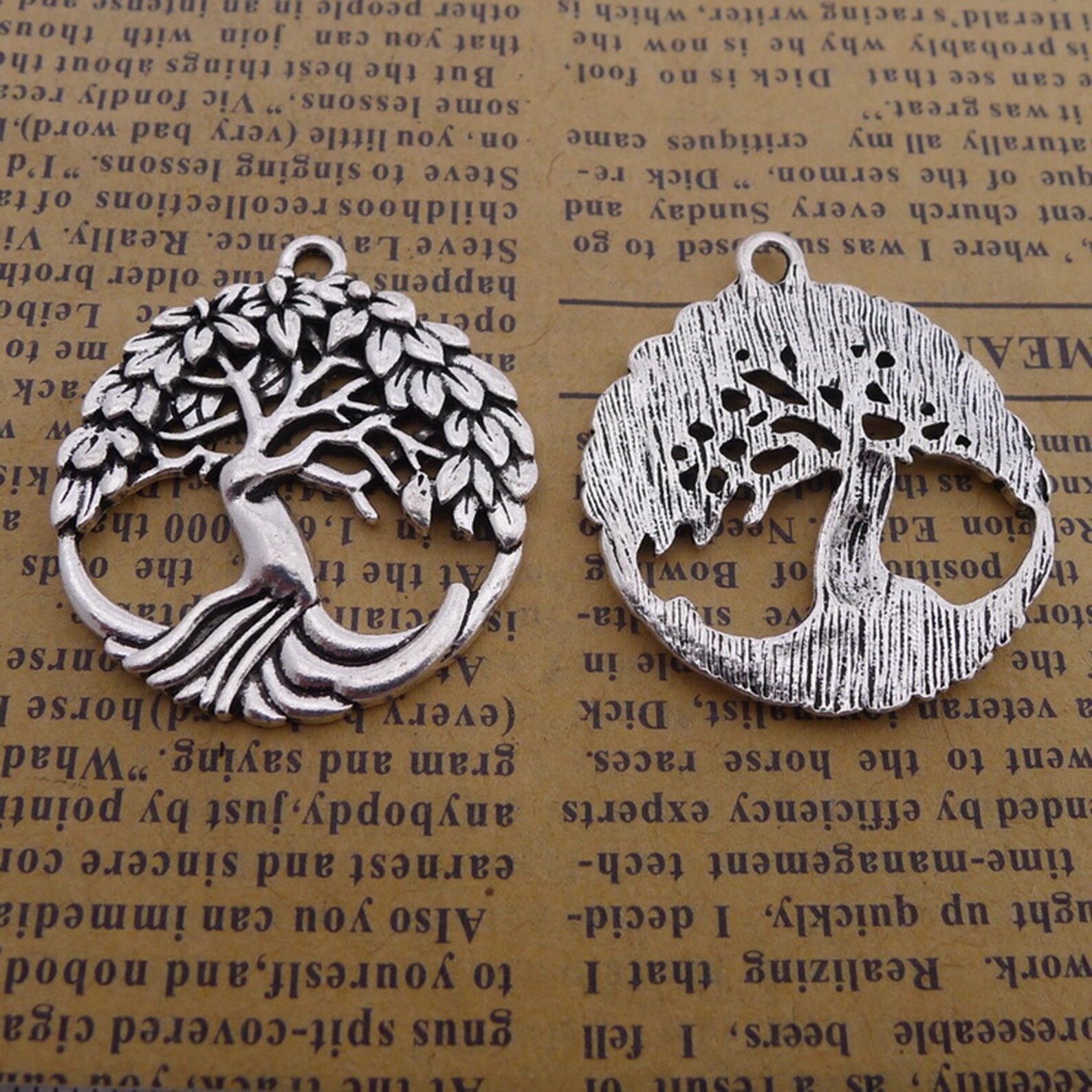 6 PCS or 15PCS Antique Silver TREE of LIFE Charm Pendant - Etsy