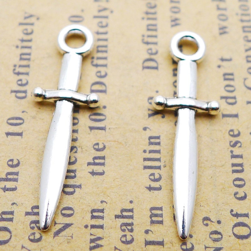 Cross Knife Necklace - Etsy
