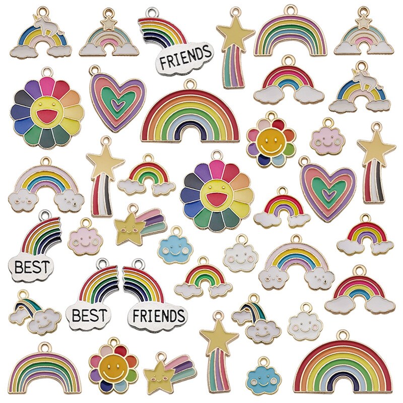 Rainbow Charm - Etsy