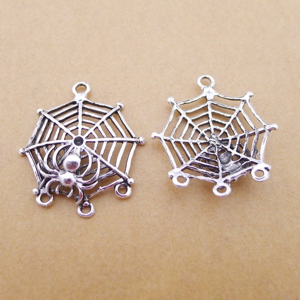 Spider Web Necklace - Etsy