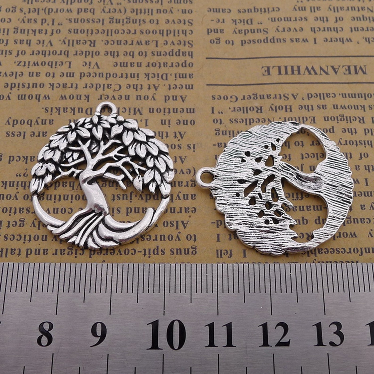6 PCS or 15PCS Antique Silver TREE of LIFE Charm Pendant | Etsy
