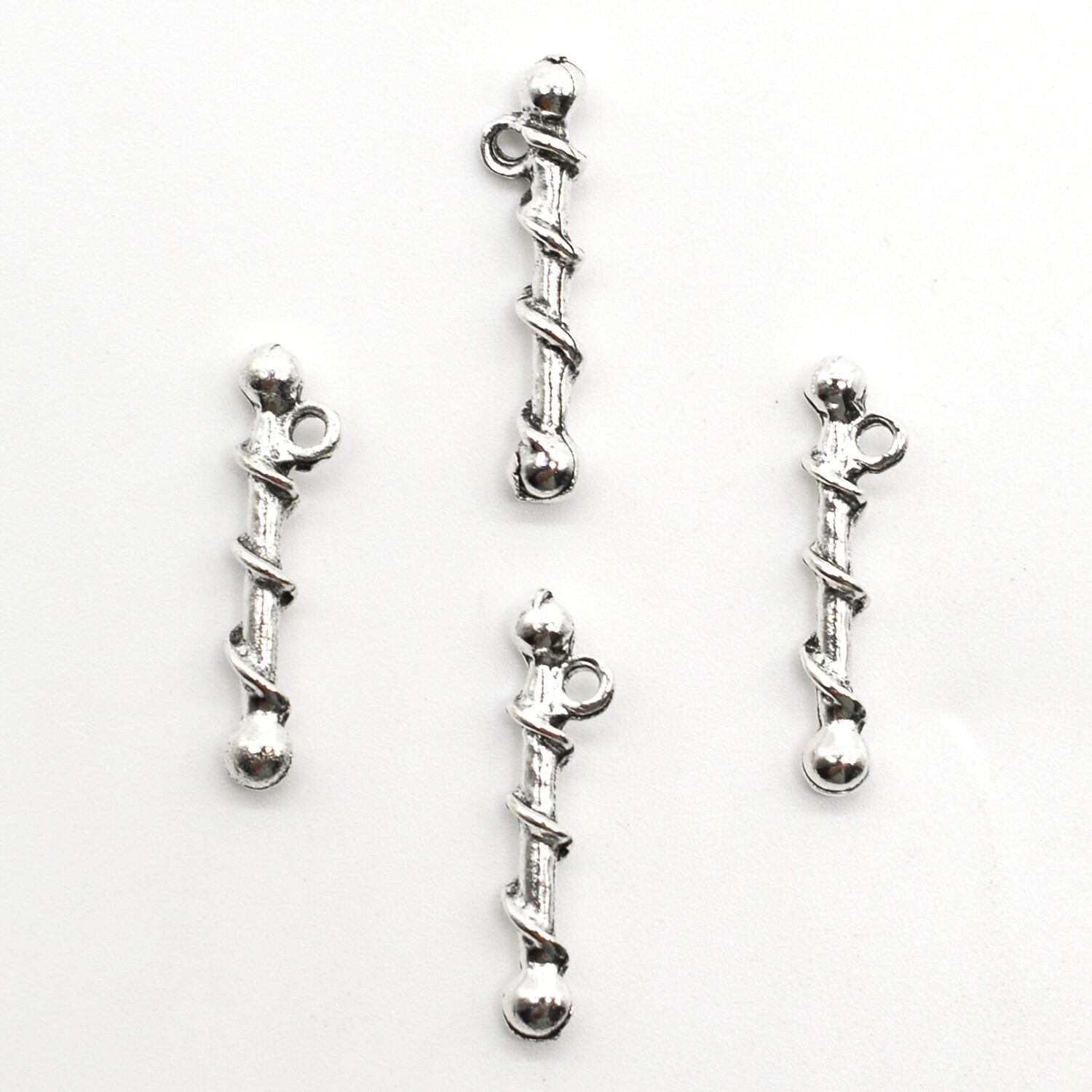 20 or 50PCS Antique Silver Tone BATON TWIRLING Charm Pendant - Etsy