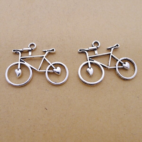 Bicycle Charm - Etsy