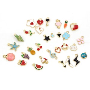 Clearance! 30PCS Different Colorful Charm Pendant Set Collection, Cloth ...