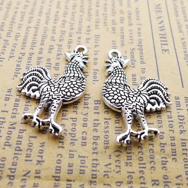 Rooster Pendant - Etsy