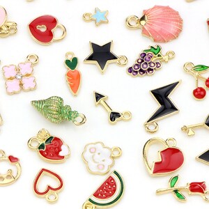 Clearance! 30PCS Different Colorful Charm Pendant Set Collection, Cloth ...