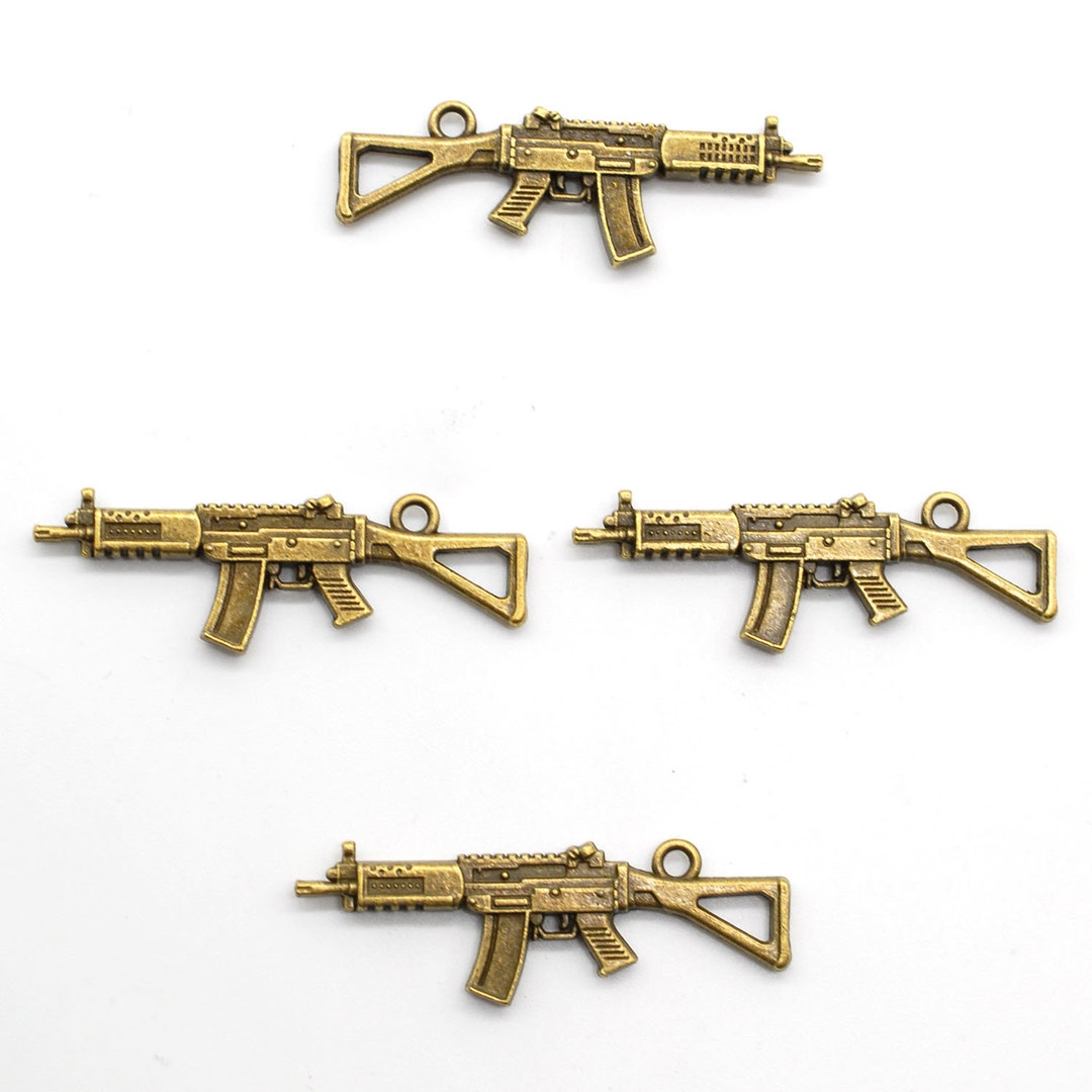 Clearance 25PCS, Antique Bronze 3D Gun, Shotgun, Rifle Charm Pendant ...