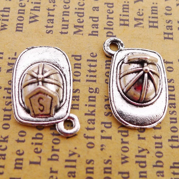 Firefighter Charm - Etsy