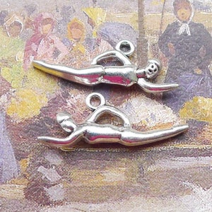 Swimmer Charm - Etsy