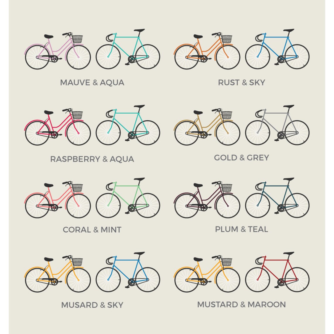 Bike Wedding Guest Book Alternative, Fixed Gear Fixie Unique Wedding ...