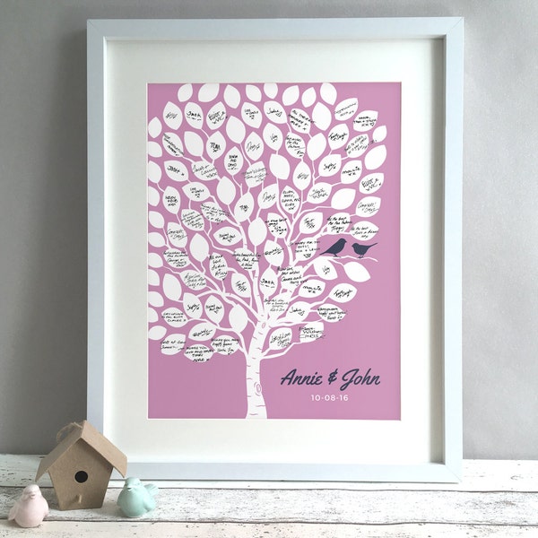 Tree Guest Book - Etsy