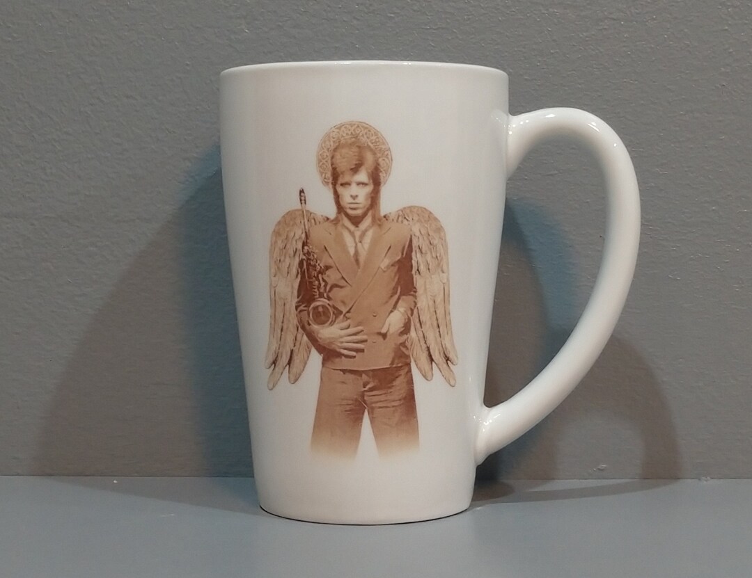 David Bowie Angel Mug - Etsy