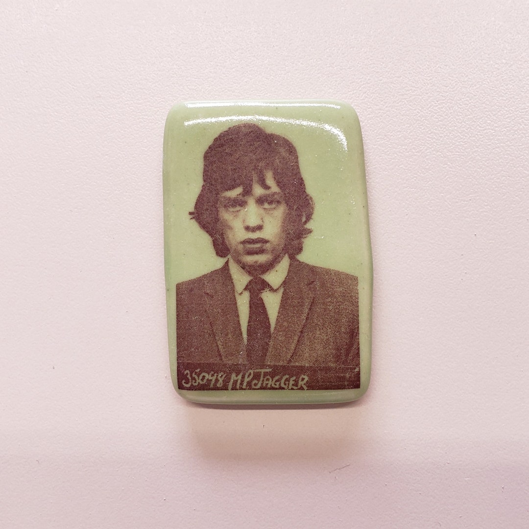 Mick Jagger Mugshot Pin - Etsy