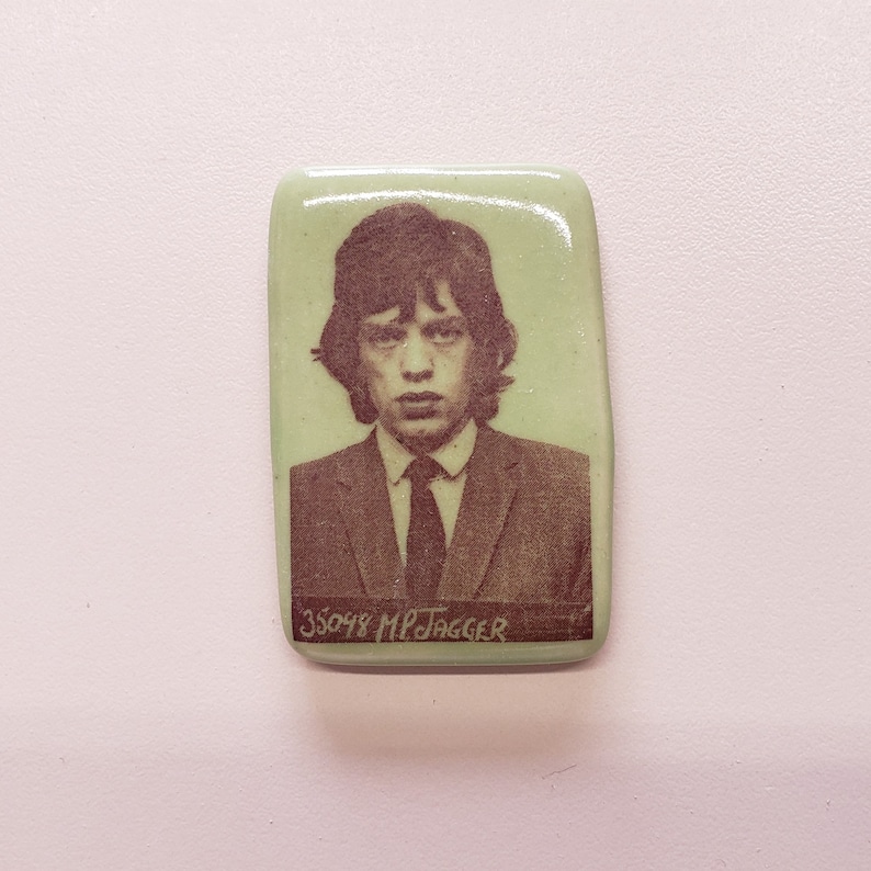 Mick Jagger Mugshot Pin - Etsy