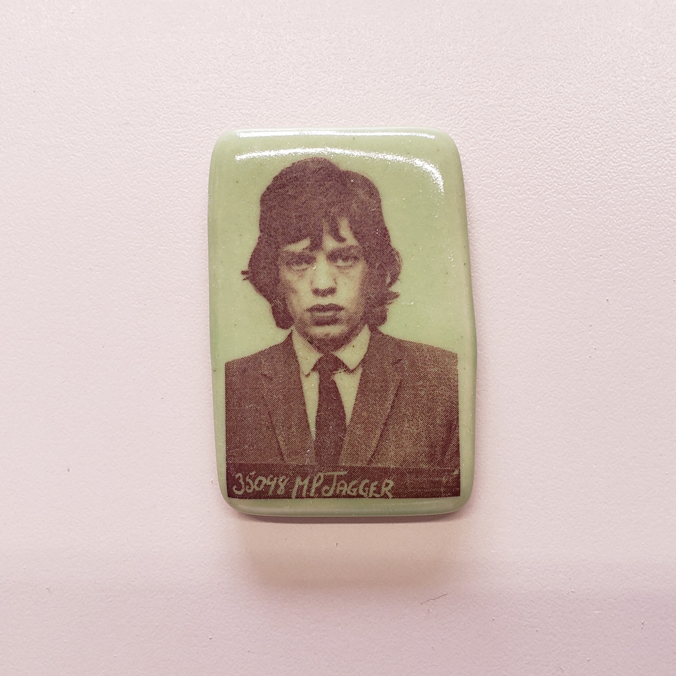Mick Jagger Mugshot Pin - Etsy