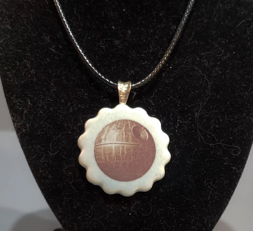 Death Star Ceramic Pendant Necklace - Etsy