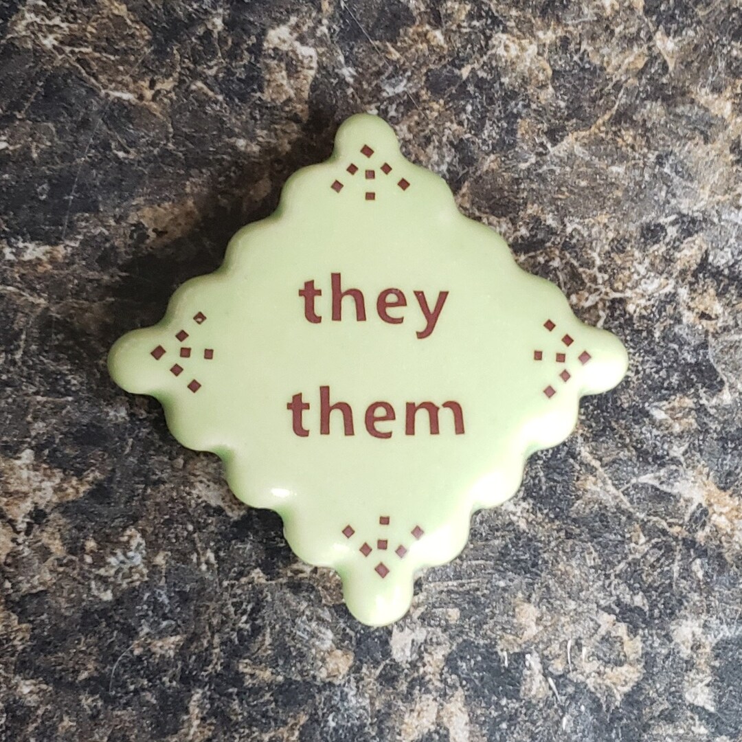 They Them Pronoun Magnet - Etsy