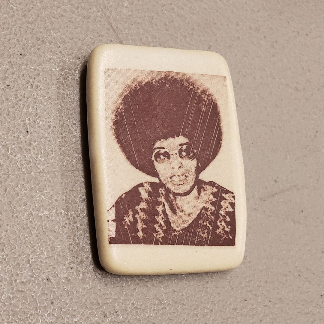 Angela Davis Mugshot Magnet - Etsy