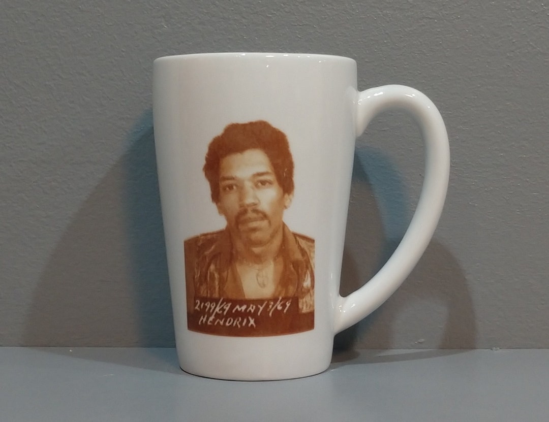 Jimi Hendrix Mugshot Mug - Etsy