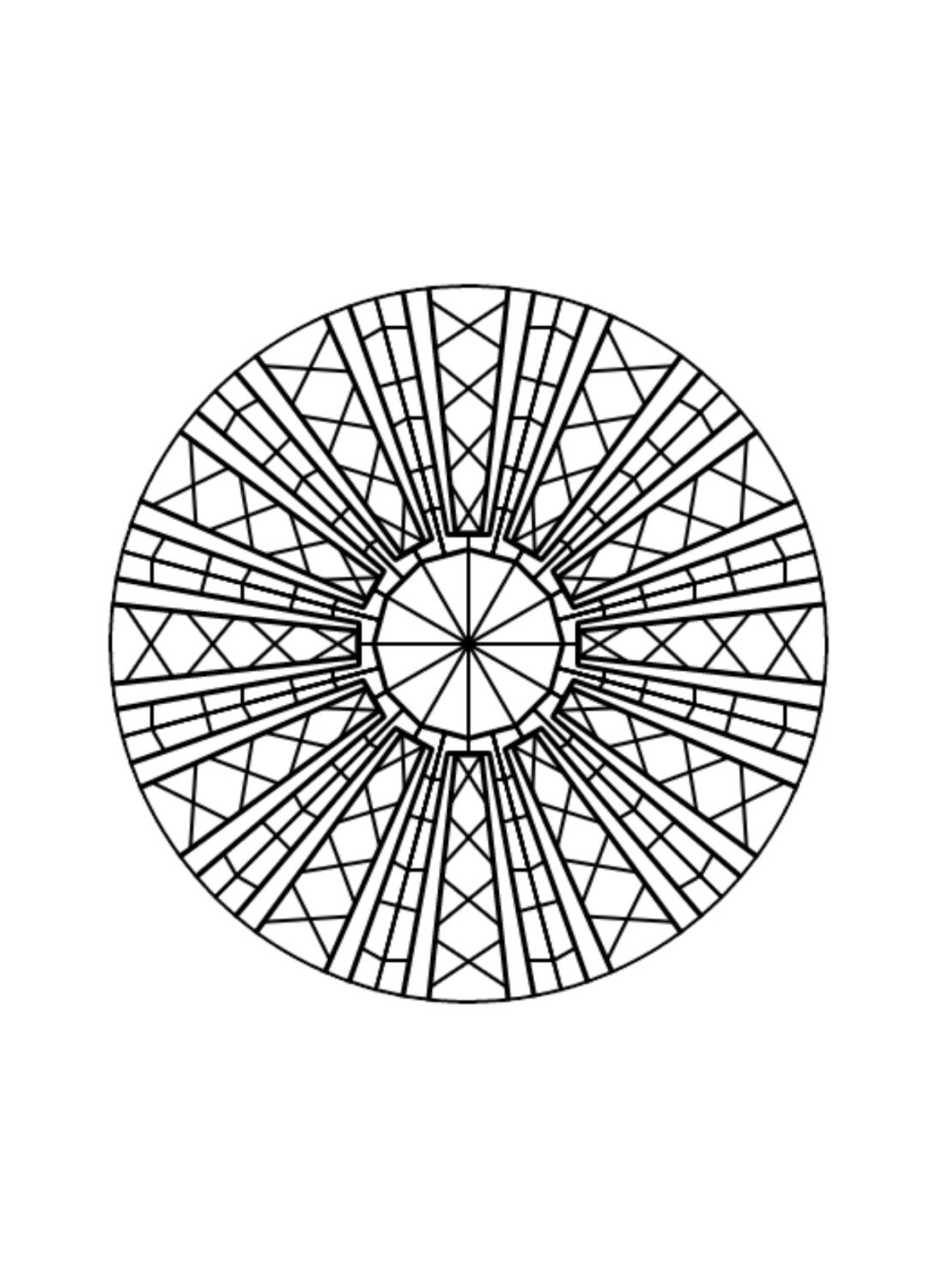 50 Page Mandala Coloring Pages in PDF - Instant Download - Etsy