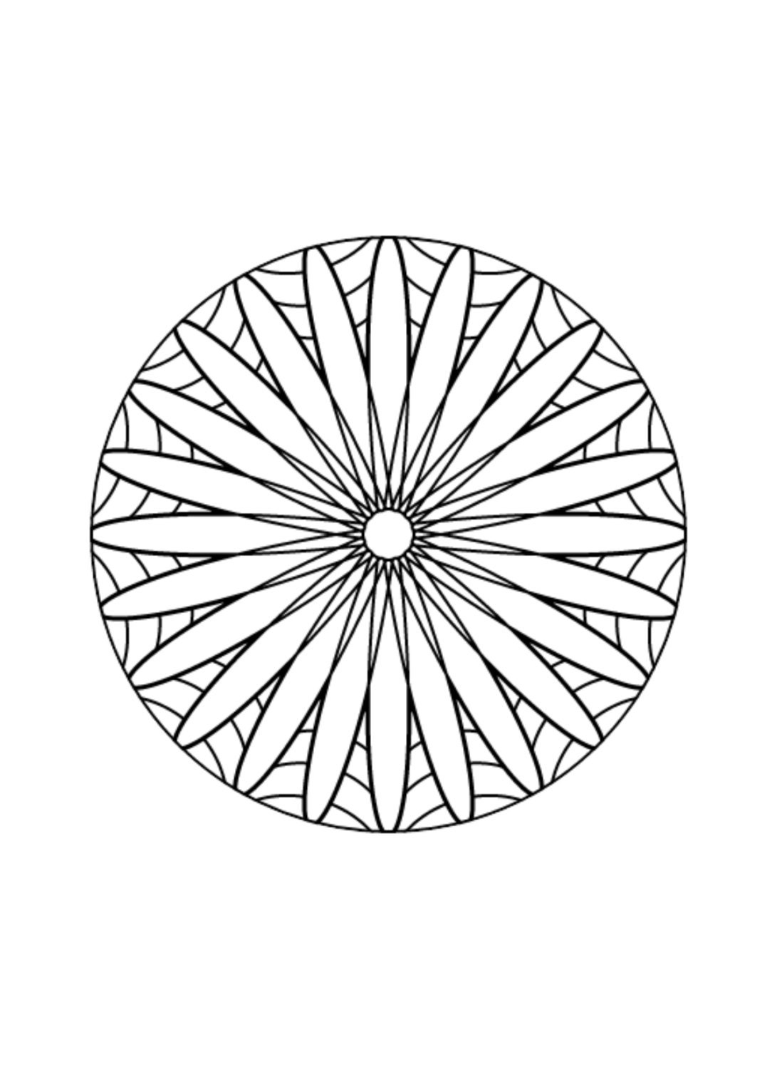 50 Page Mandala Coloring Pages in PDF - Instant Download - Etsy