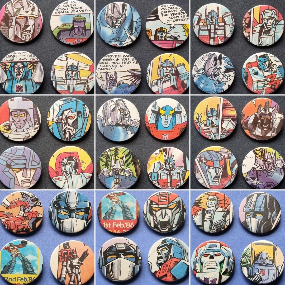 Transformers Comic Book Badge Packs Group 1 - Etsy